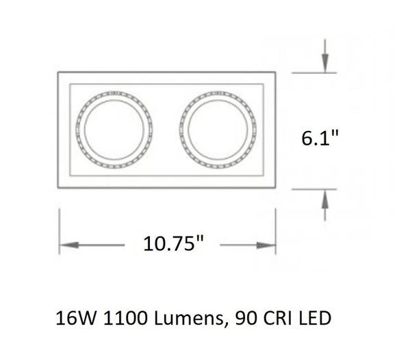 WAC Lighting Precision Multiple Spots Trim - 2Modern