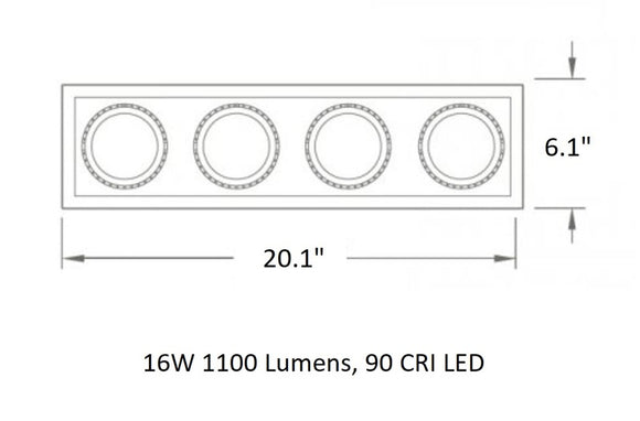 WAC Lighting Precision Multiple Spots Trim - 2Modern