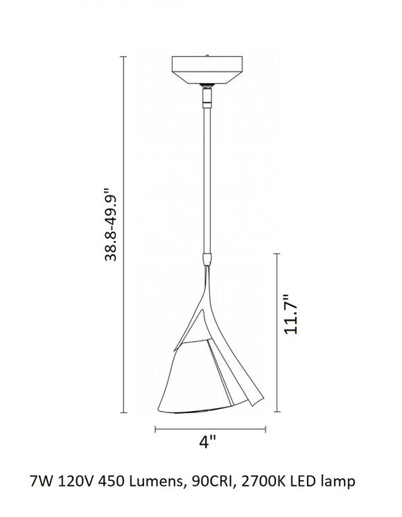 Hubbardton Forge Mobius LED Mini Pendant Light - 2Modern