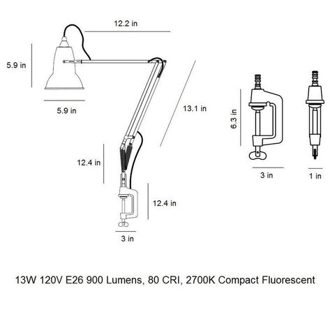 Modern Clamp & Shelf Lamps - 2Modern