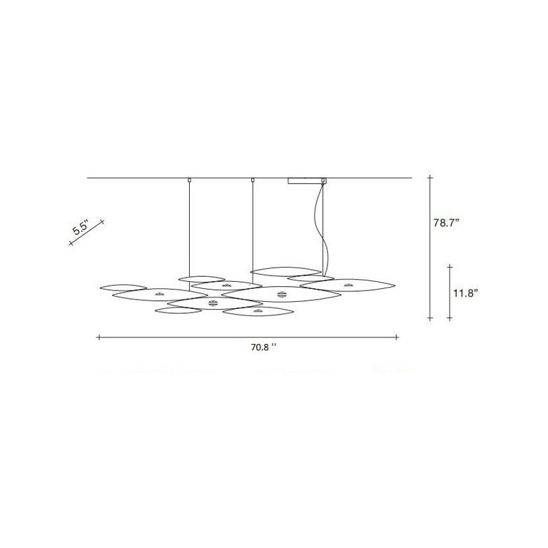 Terzani I Lucci Argentati LED Pendant Light - 2Modern