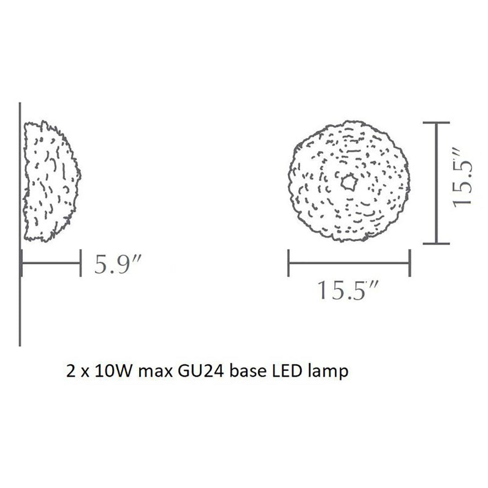 UMAGE Eos Up Wall / Ceiling Light - 2Modern