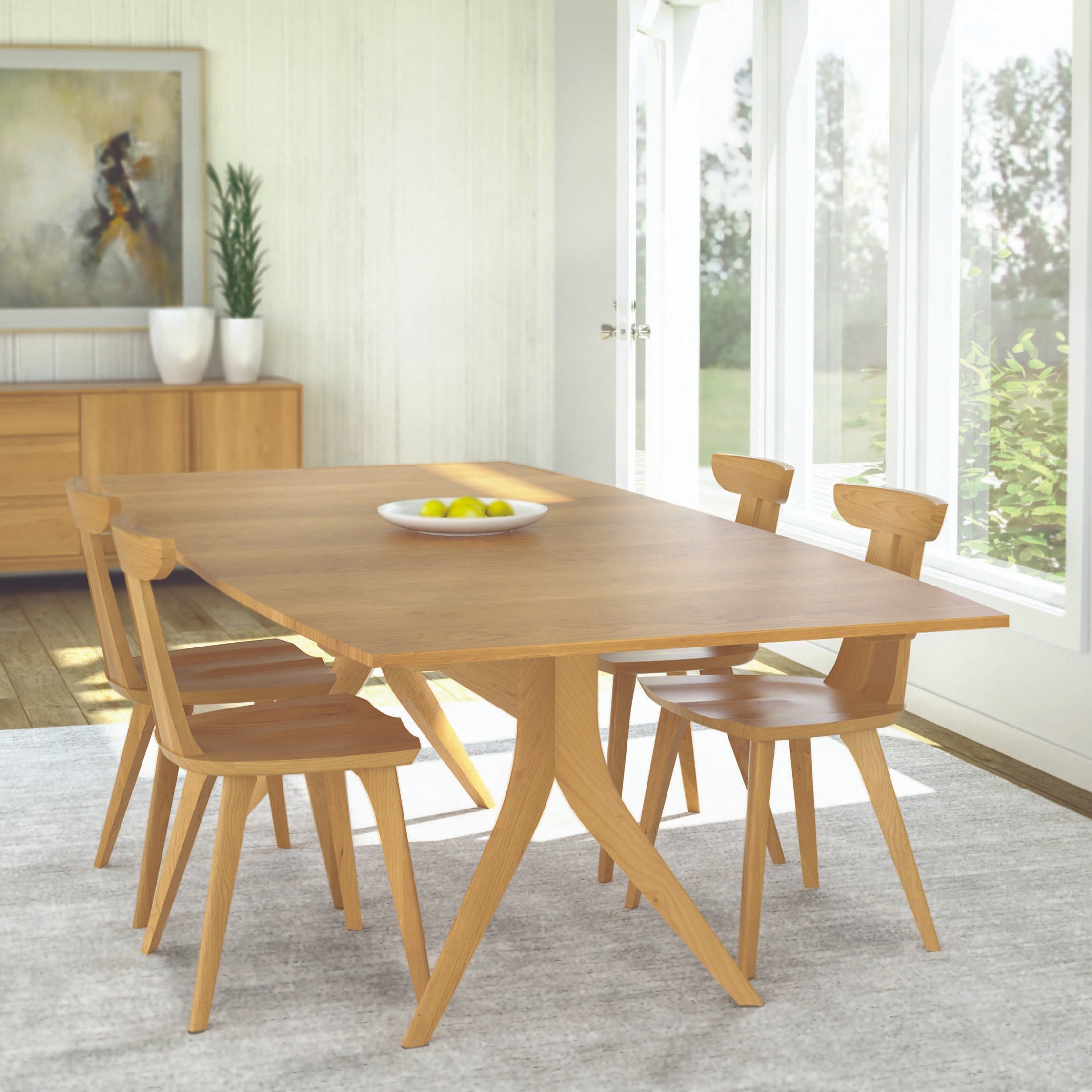 Copeland Furniture Audrey Fixed Top Dining Table - 2Modern