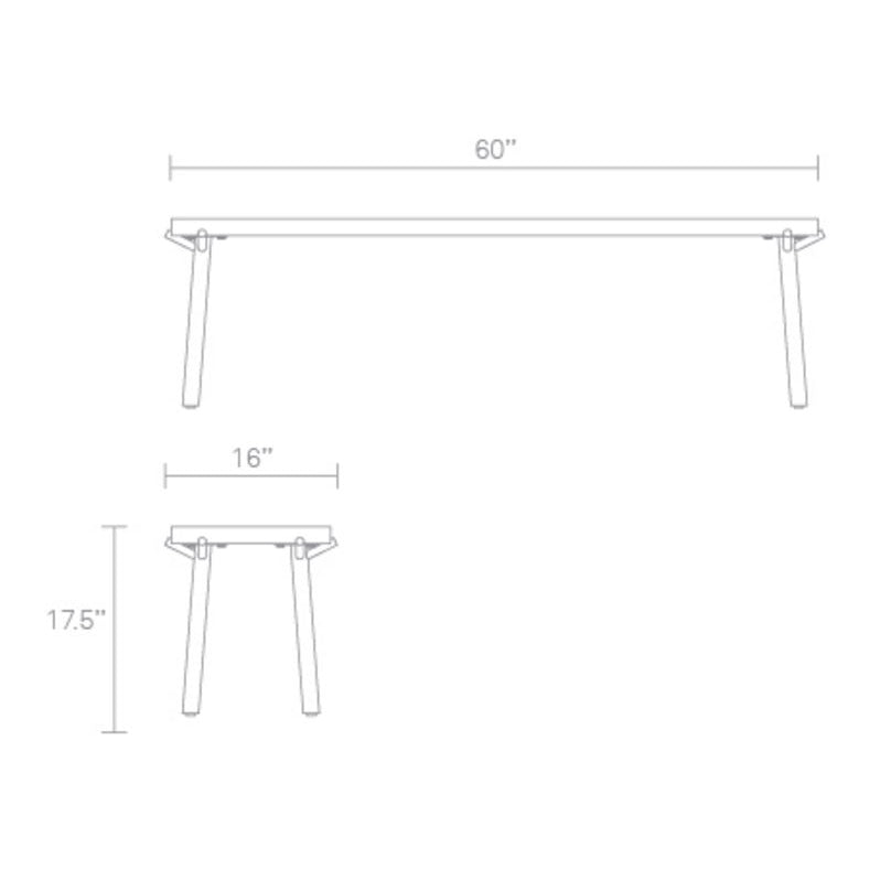 Blu Dot Branch Bench - 2Modern