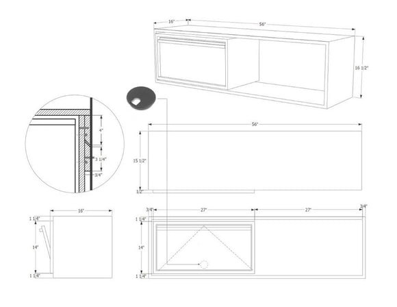 ARTLESS Wall Unit - 2Modern