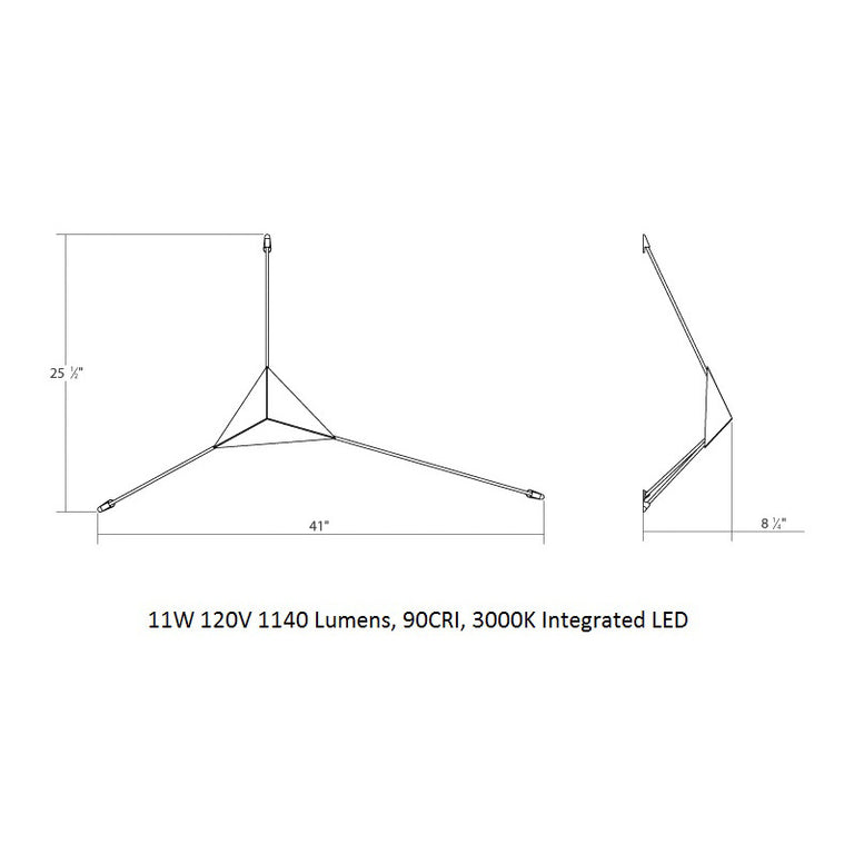 Sonneman Abstract LED Wall / Ceiling Light - 2Modern