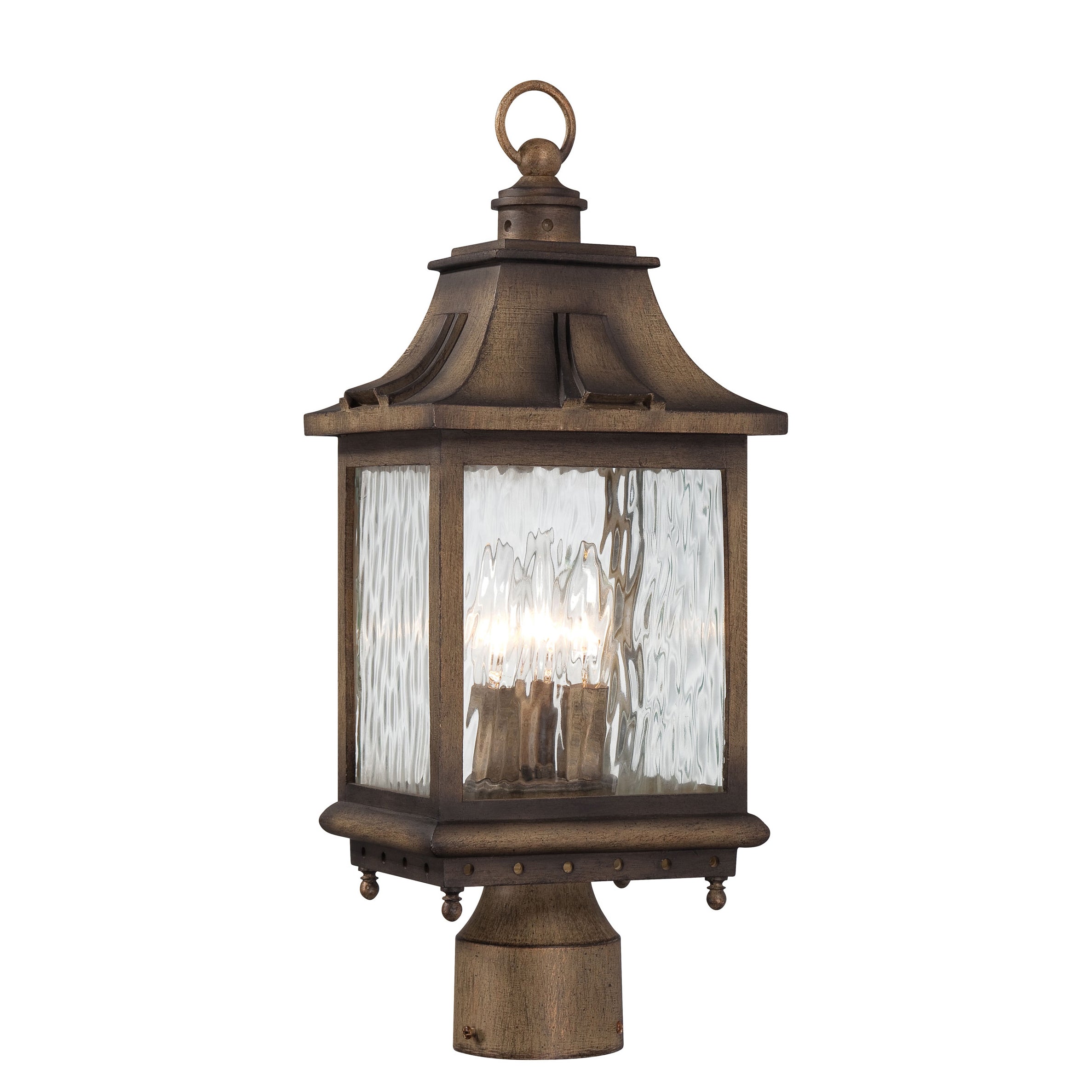 The Great Outdoors Wilshire Park Outdoor Post Light - 2Modern