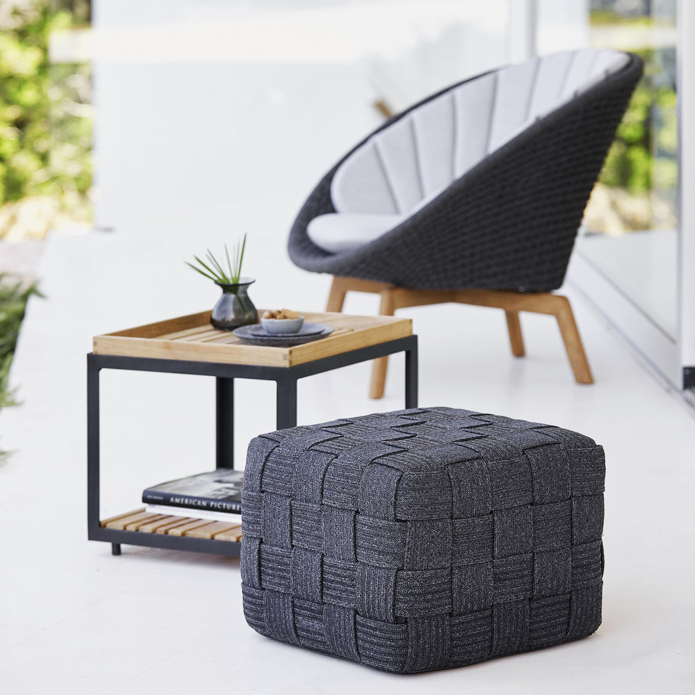 Cane-line Cube Outdoor Footstool - 2Modern