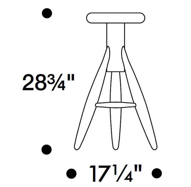 Artek EA001 Bar Stool "Rocket" - 2Modern