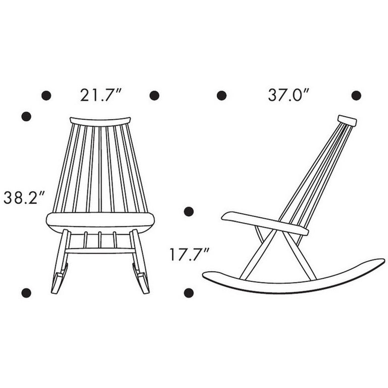 Artek Mademoiselle Rocking Chair - 2Modern