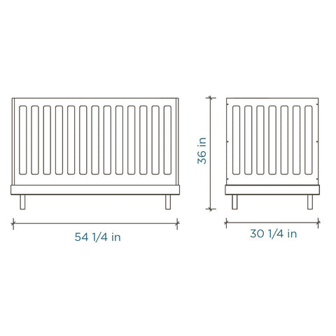 Oeuf Classic Crib - 2Modern