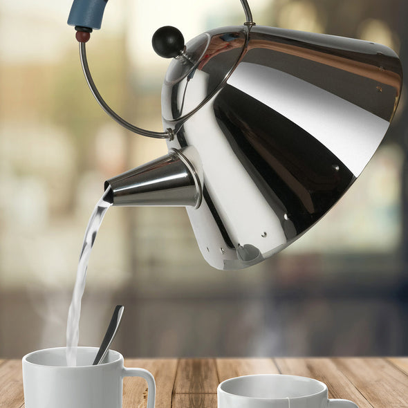 Alessi Kettle with Bird Shaped Whistle - 2Modern