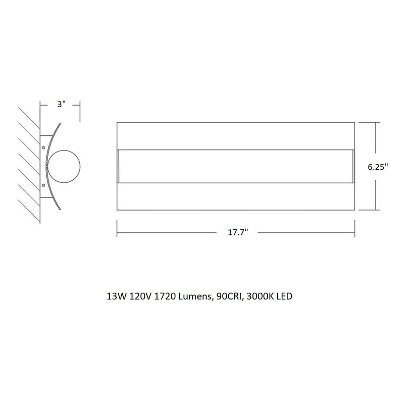 Oxygen Lighting Wave Vanity Light - 2Modern