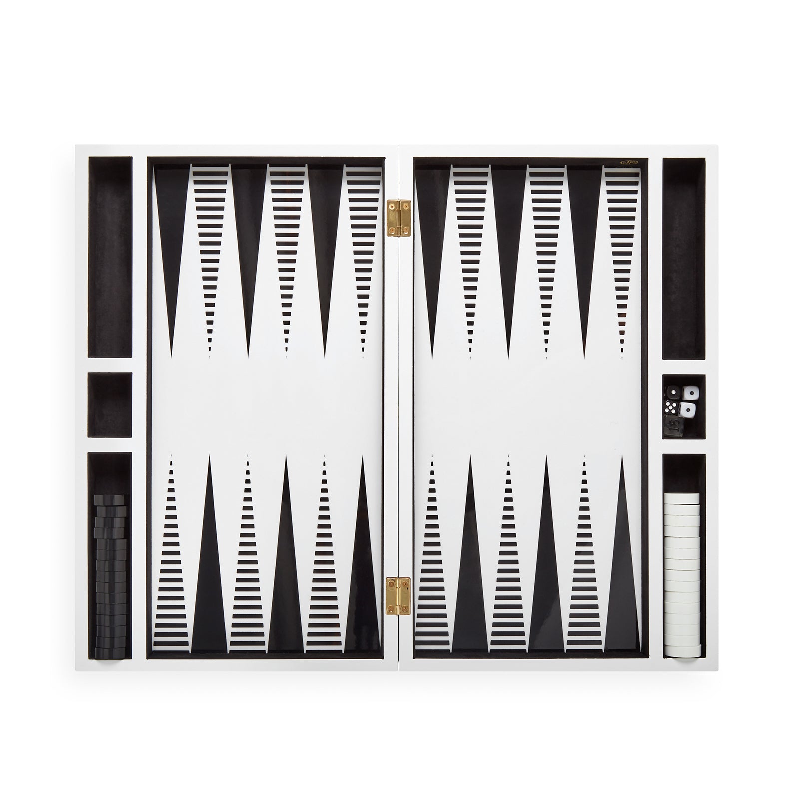 Jonathan Adler Op Art Lacquer Backgammon Set - 2Modern