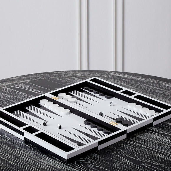 Jonathan Adler Op Art Lacquer Backgammon Set - 2Modern