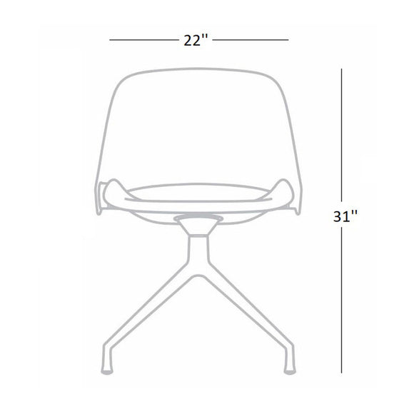 Humanscale Trea Chair with Hard Casters - 2Modern