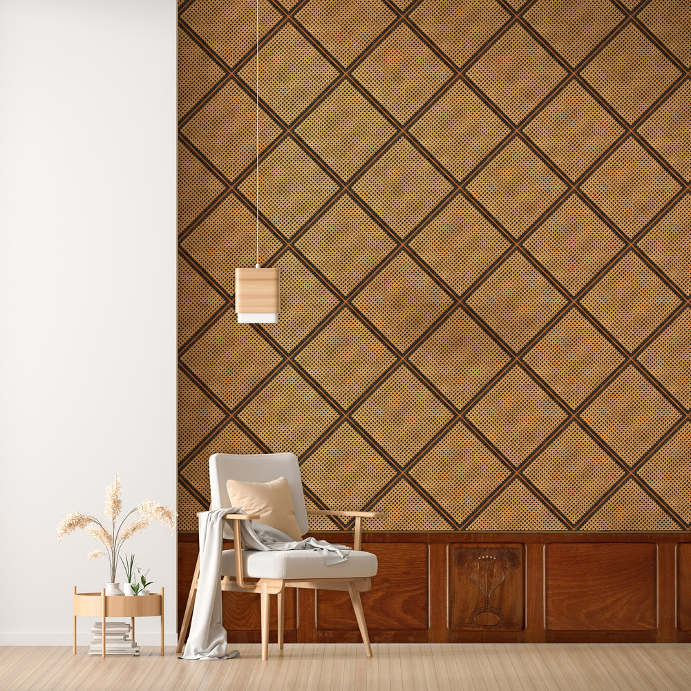 NLXL Framed Webbing Wallpaper - 2Modern