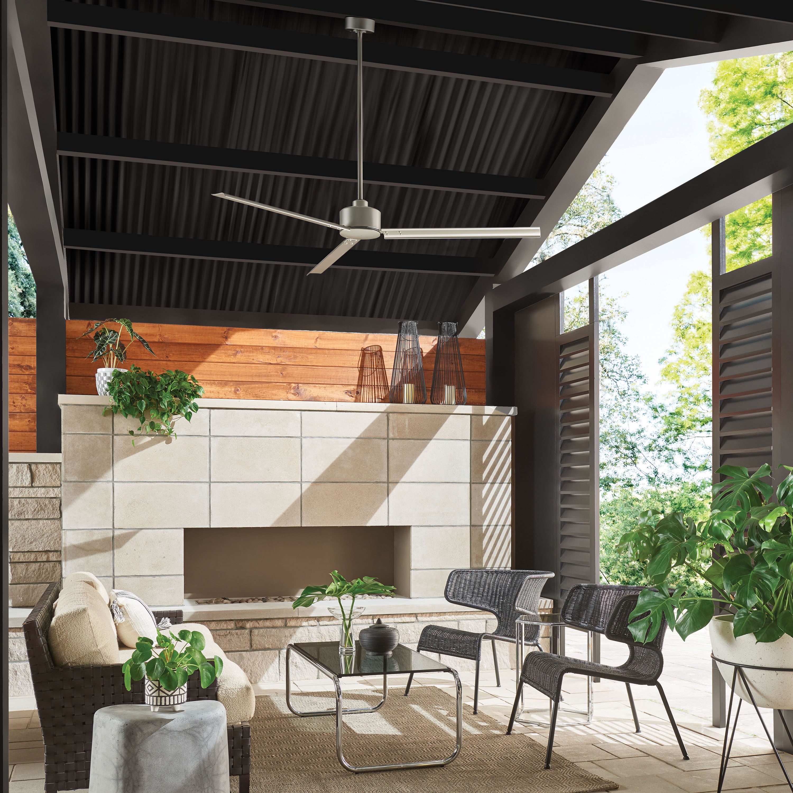 Hinkley Indy Outdoor Ceiling Fan - 2Modern