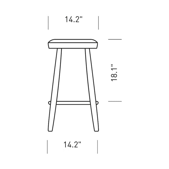 Carl Hansen and Son CH56/CH58 Stool - 2Modern