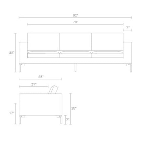 Blu Dot New Standard 92-Inch Sofa - 2Modern