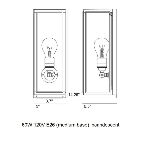 Original BTC Box Wall Light - 2Modern