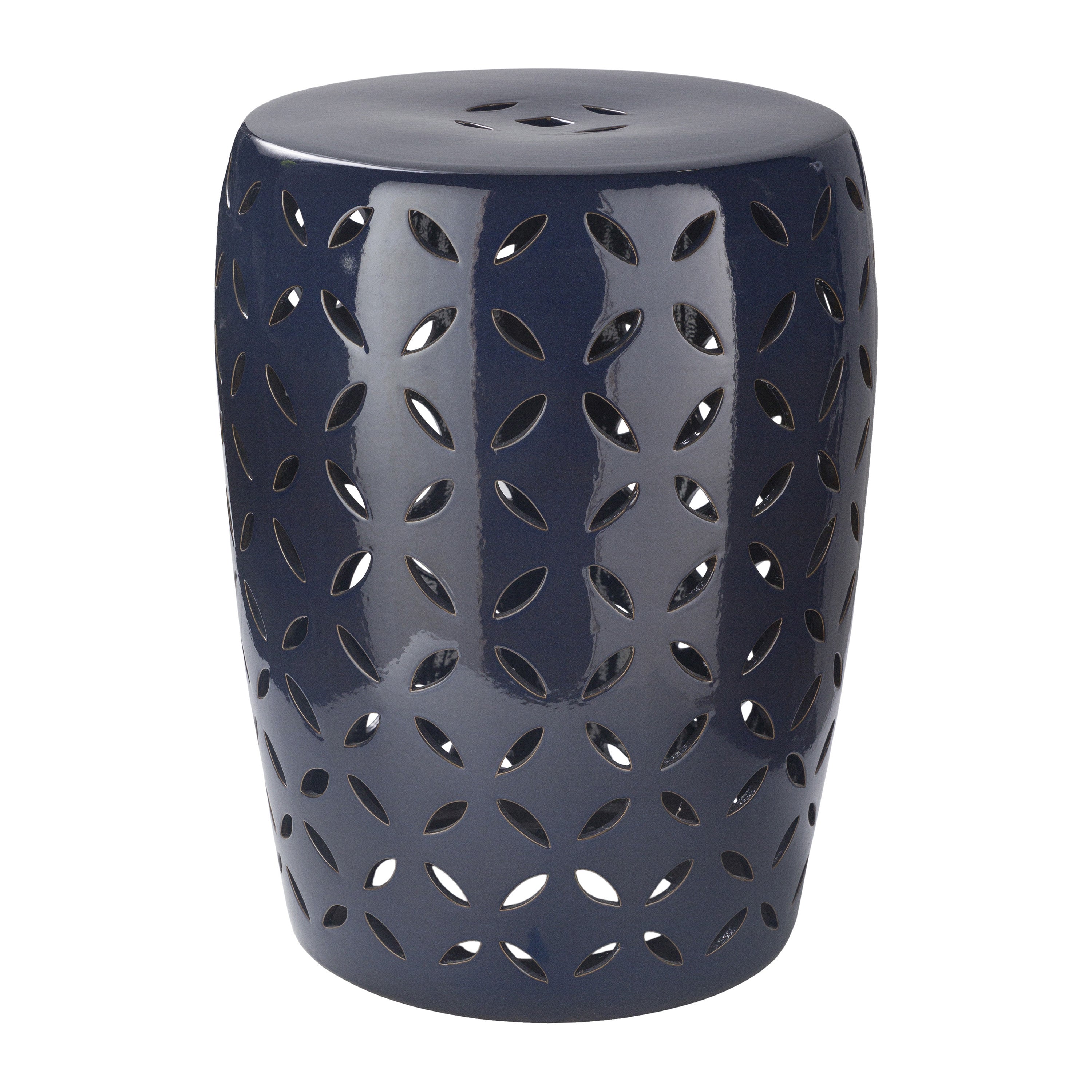 Surya Chantilly Ceramic Stool - 2Modern