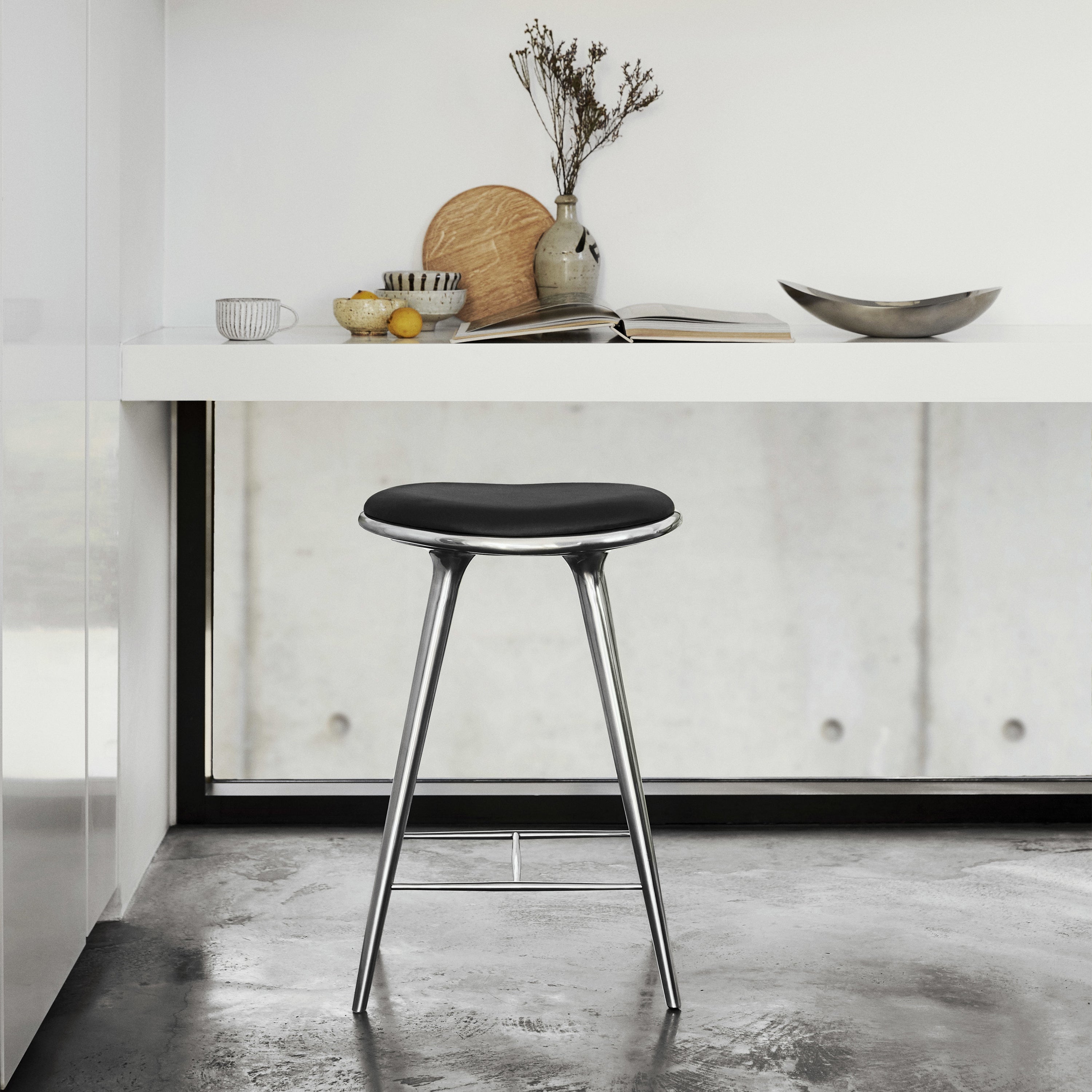 Mater High Aluminum Stool - 2Modern