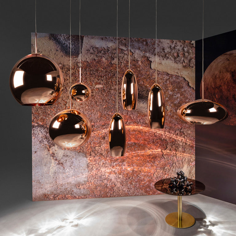 Tom Dixon Copper Round Pendant Light - 2Modern