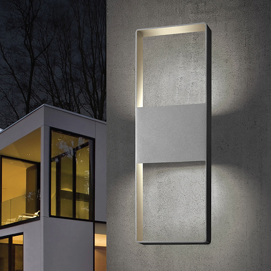 Sonneman Inside-Out Light Frames 21IN Up/Down Wall Light - 2Modern