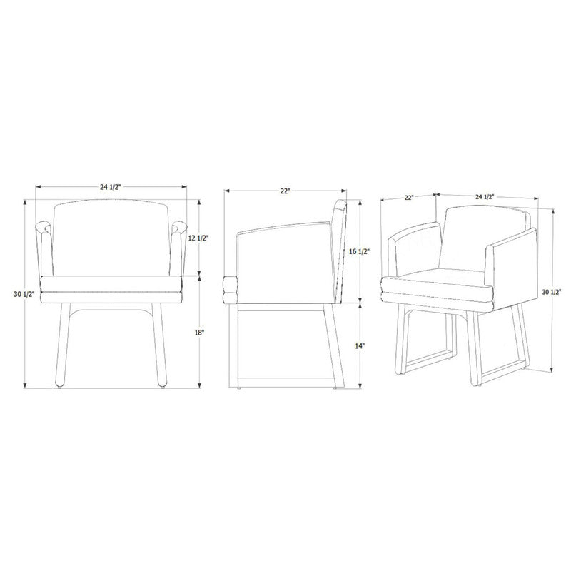 ARTLESS Allison Chair - 2Modern