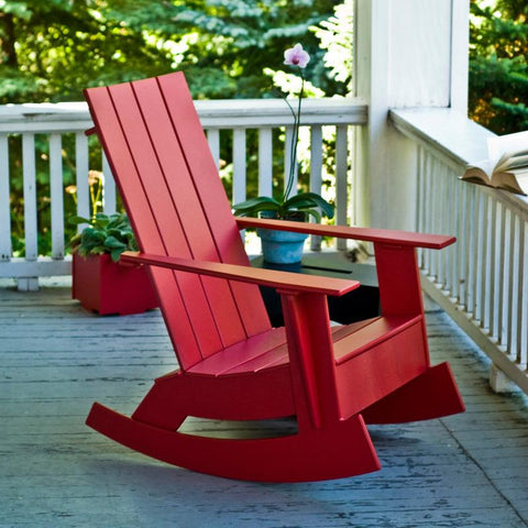Loll Designs Adirondack Flat Outdoor Rocking Chair - 2Modern