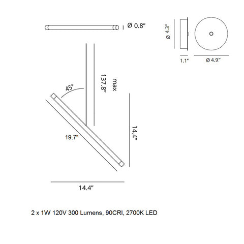 Modern Linear Suspension Lighting - 2Modern