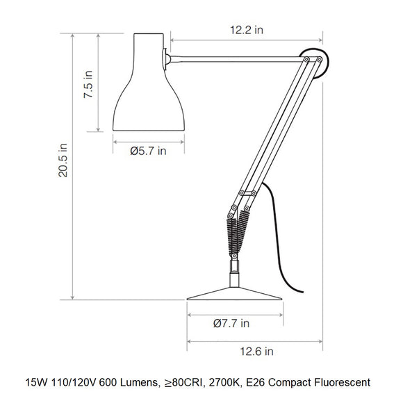 Anglepoise Type 75 Desk Lamp - Paul Smith - 2Modern
