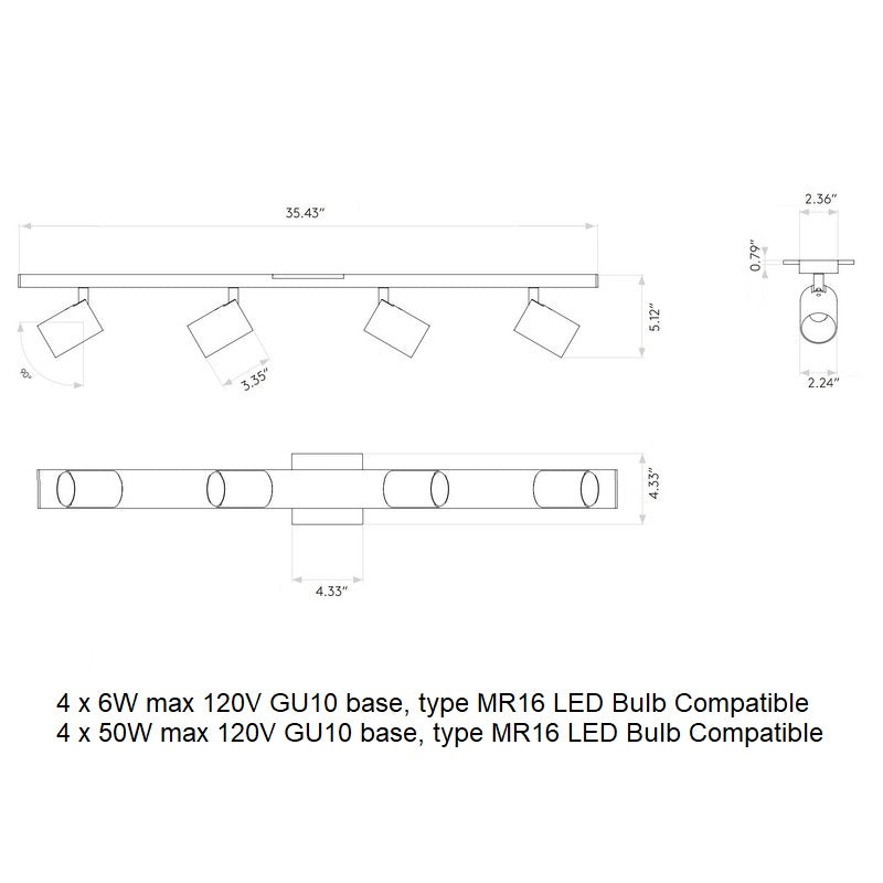 Astro Lighting Ascoli Track Light - 2Modern