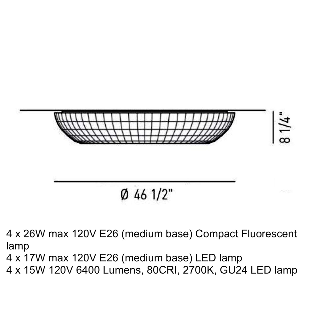 Axo Light Bell Wall/Ceiling Light - 2Modern