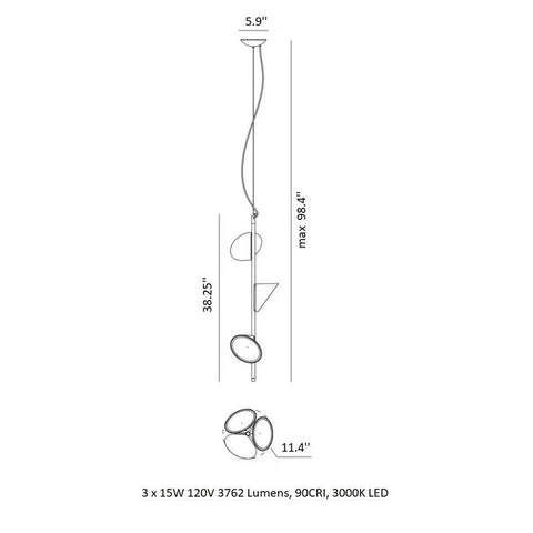 Modern Multi Light Pendants – Page 2 - 2Modern