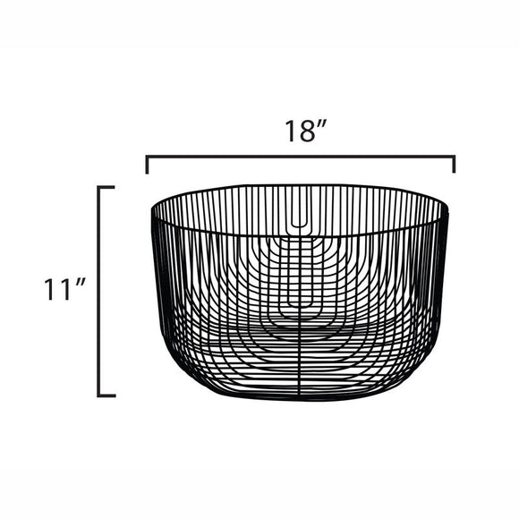 Bend Goods 18 Inch Metal Basket - 2Modern