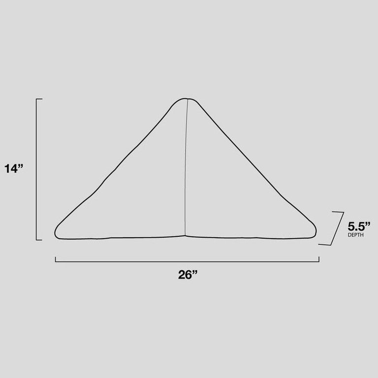 Bend Goods Triangle Throw Pillow - 2Modern