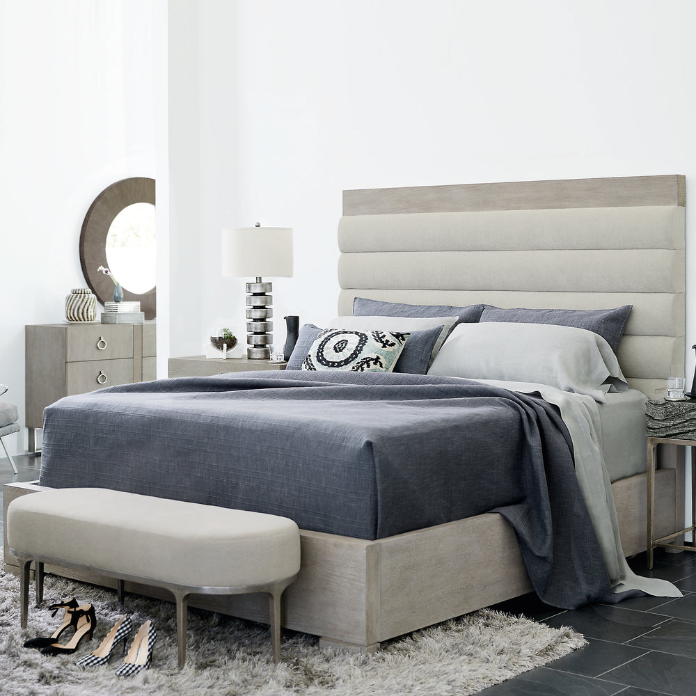 Bernhardt Linea Upholstered Channel Bed - 2Modern