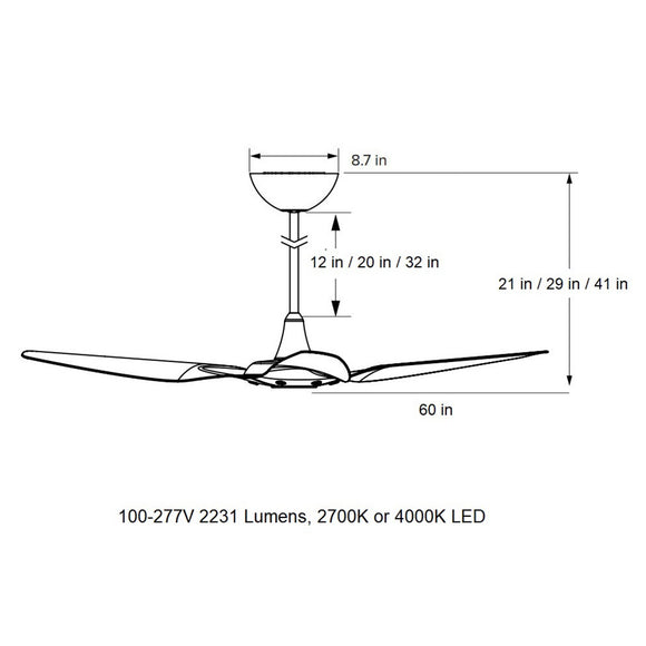 Big Ass Fans Haiku 60 Outdoor Universal Mount Ceiling Fan - 2Modern