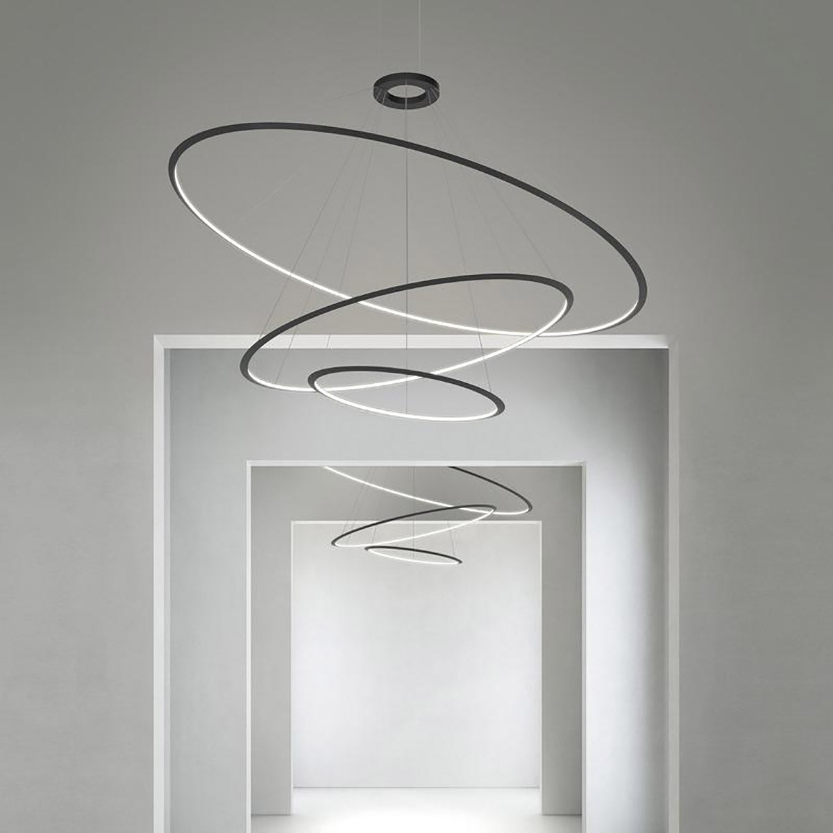 LedsC4 by Bover Circular Three Ring Pendant Light - 2Modern