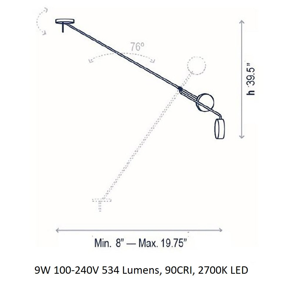 LedsC4 by Bover Invisible A/03 Wall Light - 2Modern