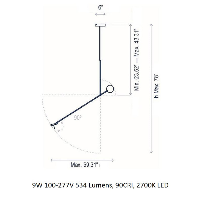 LedsC4 by Bover Invisible Multi Light Pendant Light - 2Modern