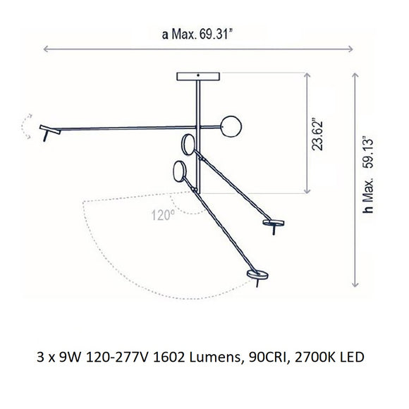 LedsC4 by Bover Invisible Multi Light Pendant Light - 2Modern
