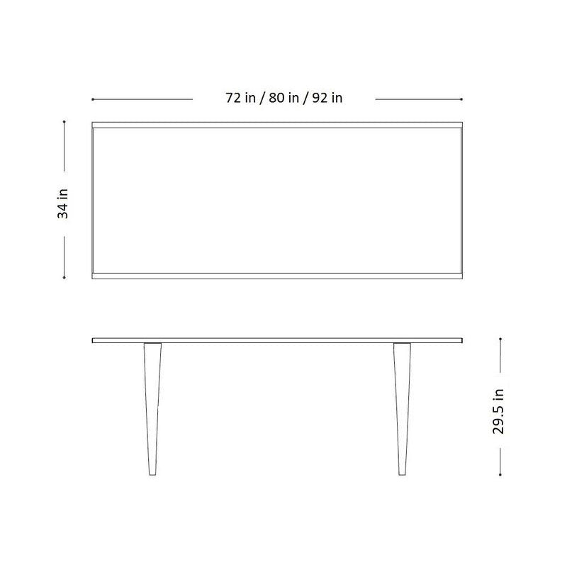 Cherner Rectangular Dining Table - 2Modern