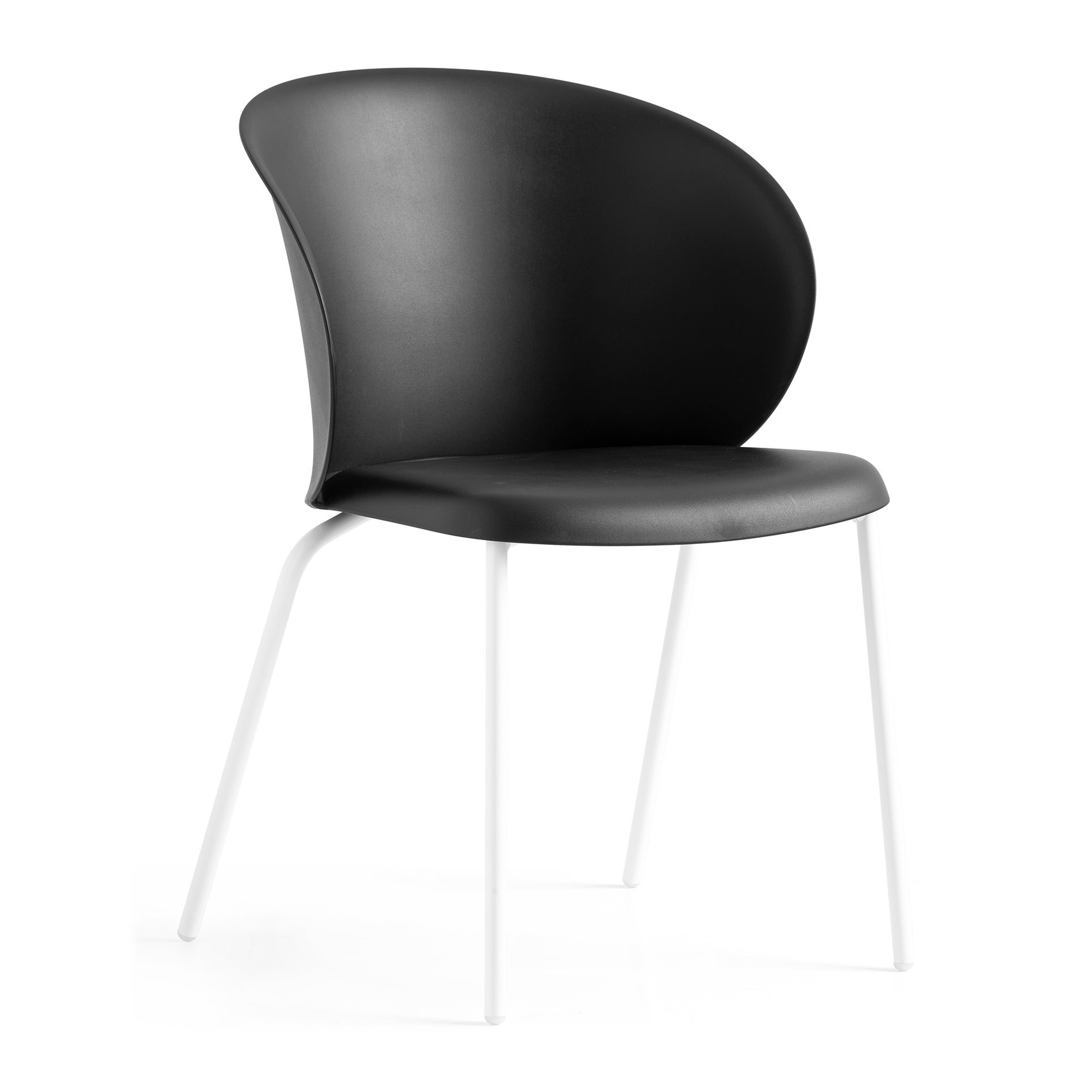 Connubia Tuka Chair with Tubular Base - 2Modern