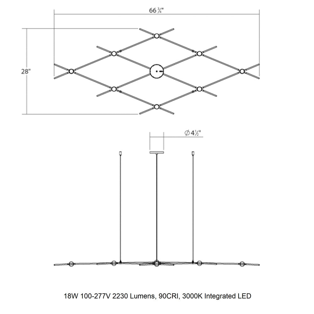 Sonneman Constellation Aquarius Minor Pendant Light - 2Modern