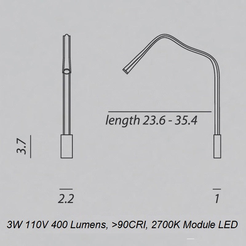 Contardi Flexiled Wall Light - 2Modern