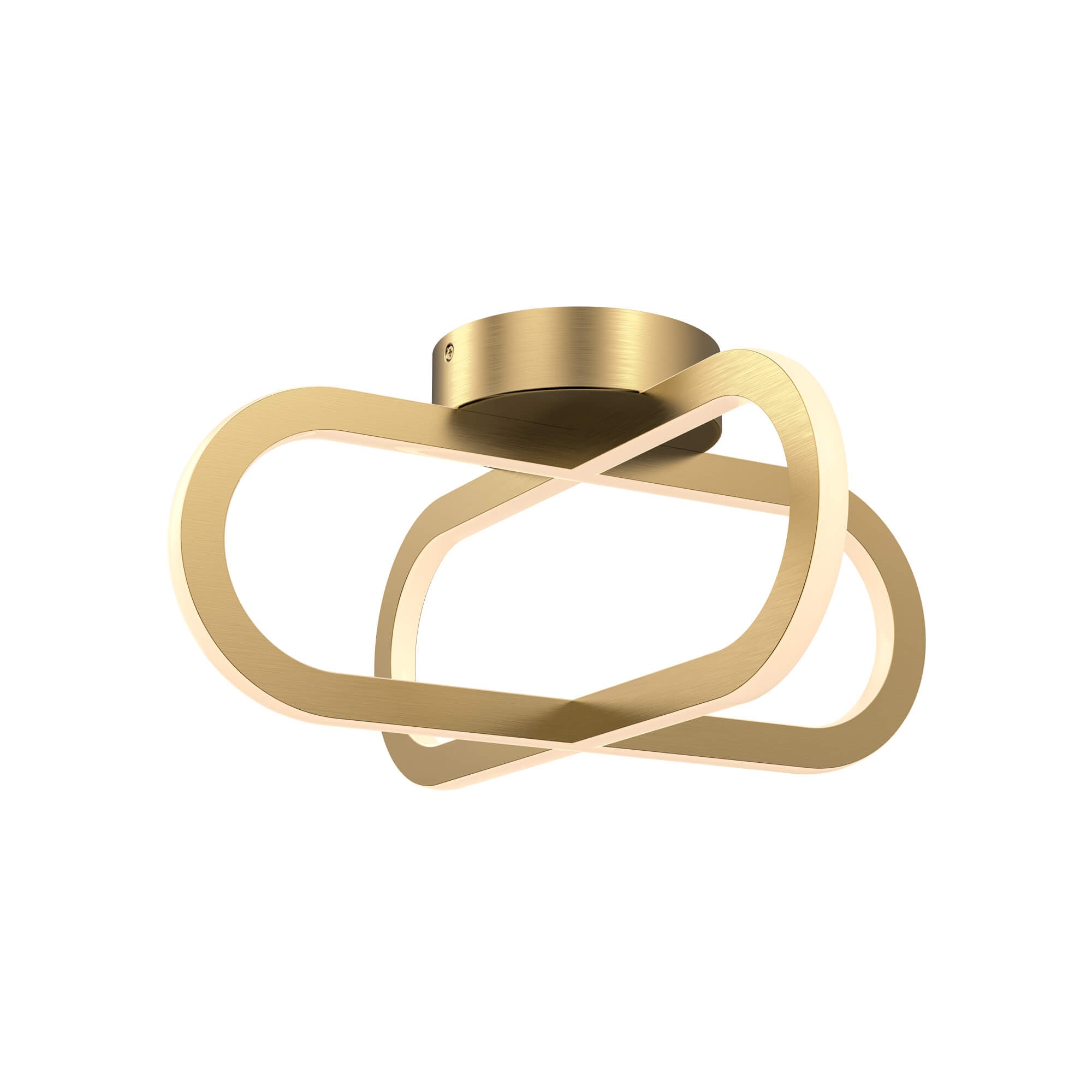 Dals Atom Vertical Ring LED Flush Mount - 2Modern