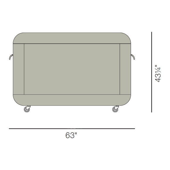 Dedon LA MALLE Cushion Trunk - 2Modern